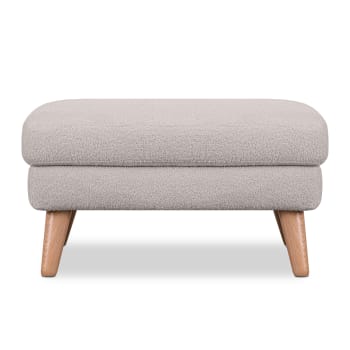 Skandinavischer Sessel, Massivholz-Beine, hellgrau TAGIO | Maisons du Monde