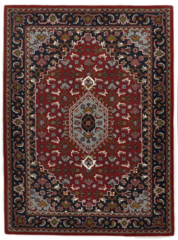 Tappeto mélange tessuto a mano rosso 90x160 cm Pure | Maisons du Monde