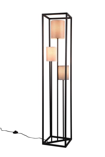 Lampada LED da terra in metallo Stoika | Maisons du Monde