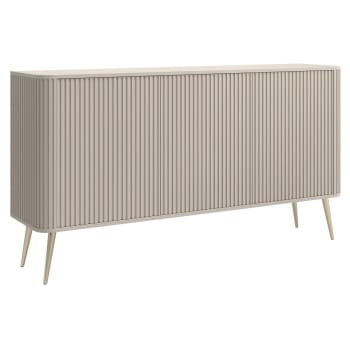 Sideboard mit 3 Schubladen salbeigrün mit Metallgestell, 154 cm Evo ...