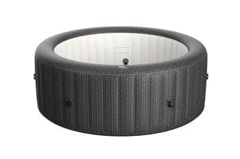 Spa gonflable rond Ø 204cm 6 places gris | Maisons du Monde
