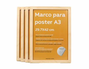 Set de 3 marcos, madera de ingeniería, marcos clip, a3 Clip | Maisons ...