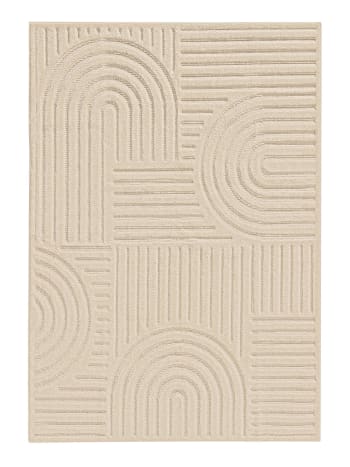 Tapis à poils longs crème 140x200 Emy | Maisons du Monde