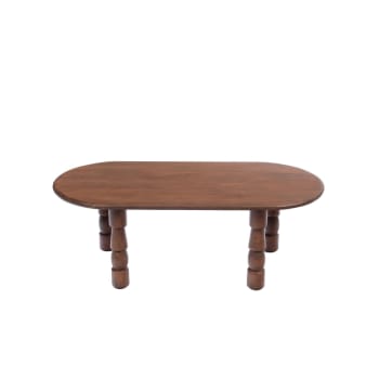 Table basse ronde en rotin marron Veracruz | Maisons du Monde