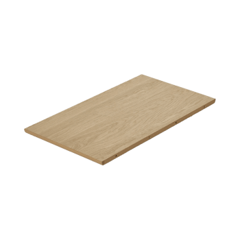 Table fixe effet bois beige, blanc 120x54 h154 cm Areneio | Maisons du ...