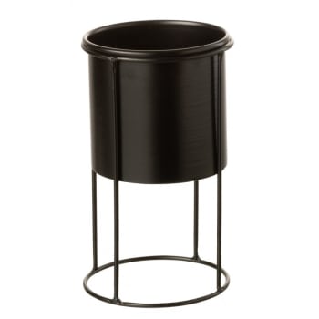 Cache-pot en métal orange H22 NOEDA | Maisons du Monde