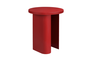 Table d'appoint en métal rouge Forms | Maisons du Monde