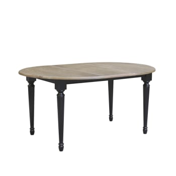 Table à manger ronde 120 cm en bois recyclé D120 Kiara | Maisons du Monde