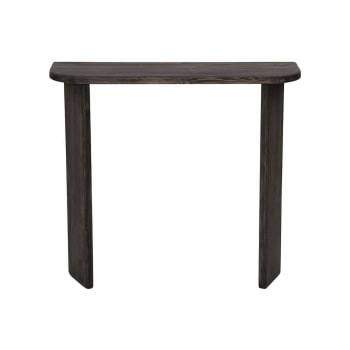 Console en bois de manguier massif noir Attica | Maisons du Monde