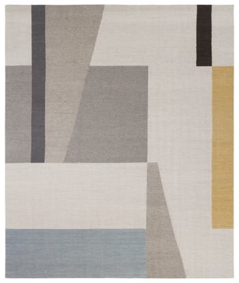 Tappeto Arredo in tessuto Grigio 133x190cm Carve | Maisons du Monde