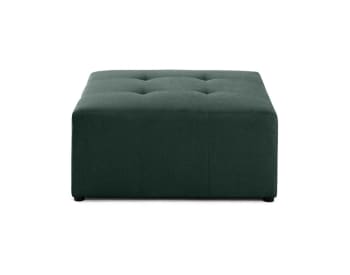 Pouf en tissu vert sauge Onyx | Maisons du Monde