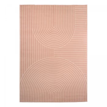 Tapis vintage style année 70 à motif rétro rose 120x160 Groovy ...