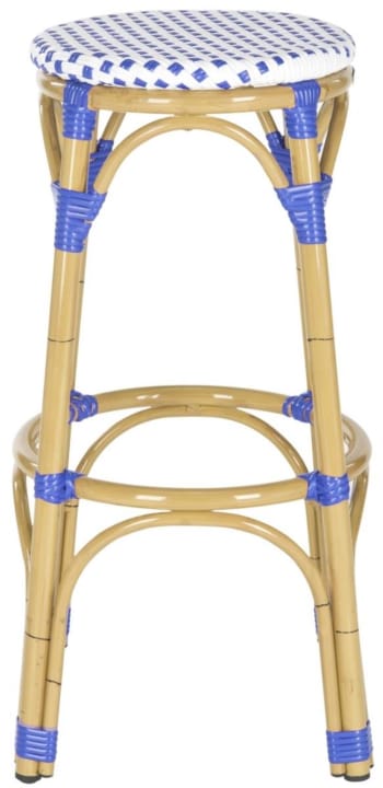 Taburete alto de jardín de metal amarillo 44x51 cm 107h Alice | Maisons du Monde