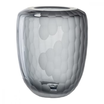 Cachepot in resina bianco con decori in rilievo Ø cm 40x20 Honduras ...