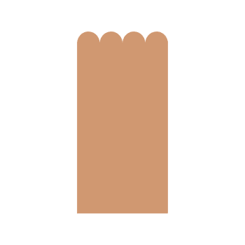 Sticker adhésif en vinyle arche boho marron 60x150 cm Bohoarch ...