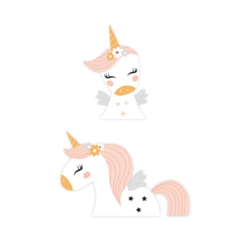 Stickers adesivi in vinile cuori rosa e beige Hearts1 | Maisons du Monde