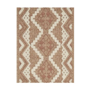 Tapis intérieur et extérieur en polypropylène marron 60x90cm Teca ...