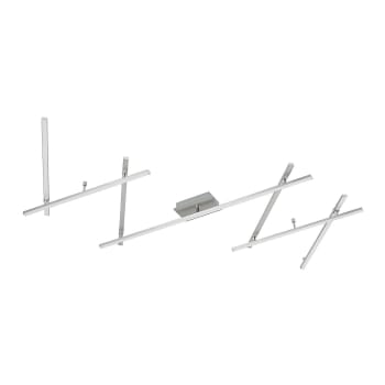 Plafoniera con cavi neri regolabili sei punti luce Habitat | Maisons du ...