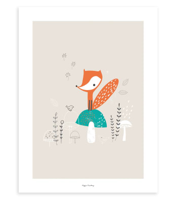 Lámina infantil rex Dinos | Maisons du Monde