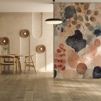 Papel pintado gráfico arcos de terracota 260x270cm | Maisons du Monde