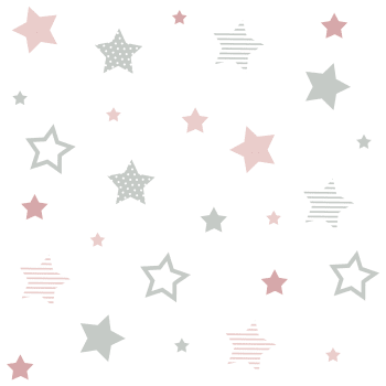 Vinilo de estrellas infantiles beige Mondo di stelle | Maisons du Monde