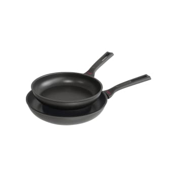 Lot de 3 poêles 20, 24 et 28 cm avec revêtement anti adhésif tous feux Cook&plus | Maisons du Monde