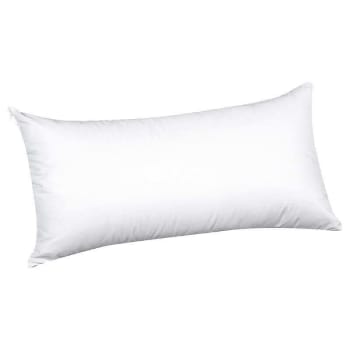 Almohada de fibra hueca siliconada antiácaros 75x40 cm Fibra | Maisons ...