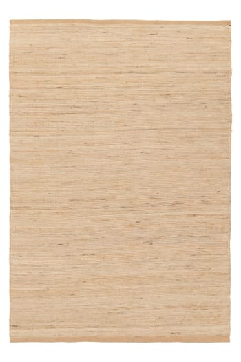 Alfombra reversible de yute de alta calidad beige 160 x 230 cm Tatami ...