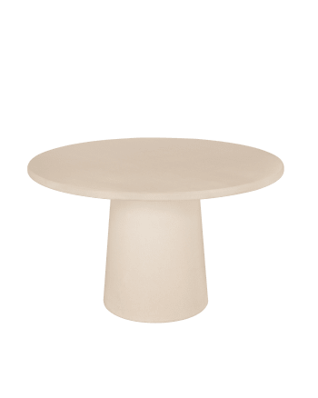 Table à manger ronde pied totem 8/10 personnes D150 Caldera | Maisons ...