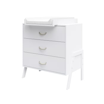 Commode avec table à langer et 3 tiroirs vert | Maisons du Monde