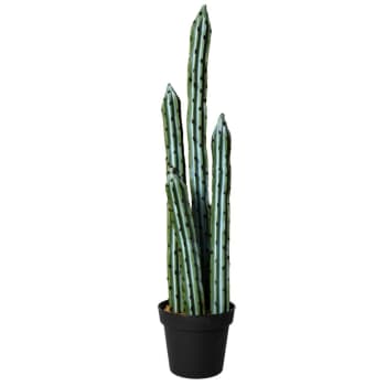 Cactus artificial verde en maceta h78 | Maisons du Monde