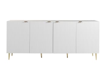 Buffet effet bois , blanc Lotula | Maisons du Monde