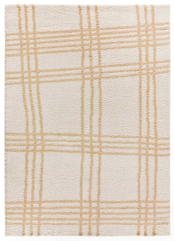 Tapis shaggy de style berbère doux et volumineux beige 120 x 170 Nomad | Maisons du Monde