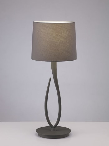 Lampe de table en métal vert et beige Magic | Maisons du Monde
