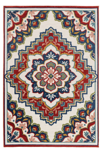 Tapis intérieur et extérieur en polypropylène marron 60x90cm Callis ...