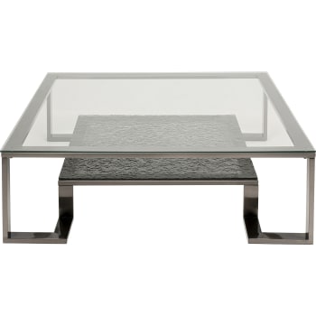 Table basse Verre Avec rangement | Maisons du Monde