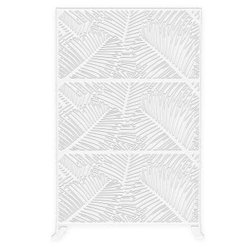 Seto artificial Natural extensible de hiedra verde y celosía de mimbre ...