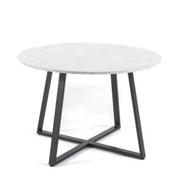 Divano 2 posti in tessuto tortora EMILY | Maisons du Monde