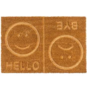 Paillasson coco rouge Love 60x40x1.5cm | Maisons du Monde