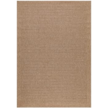 Alfombra de yute natural con relieve en color beige 240x340cm Jude ...