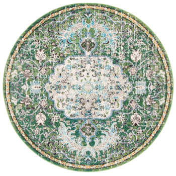 Tapis de salon moderne tissé plat vert 140x200 cm Tirana | Maisons du Monde