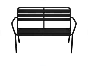 Canapé de jardín de metal gris Palavas | Maisons du Monde