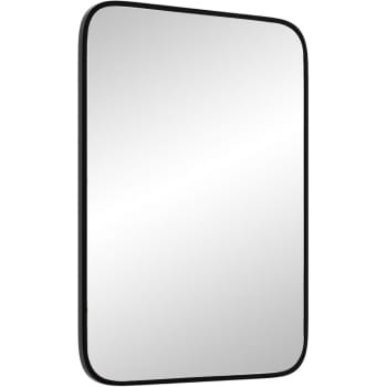 Spiegel aus Metall, 40x80x12 cm, Schwarz | Maisons du Monde