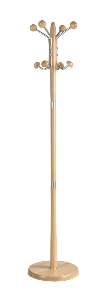 Perchero de madera de haya verde 182x37x37 cm Unique | Maisons du Monde