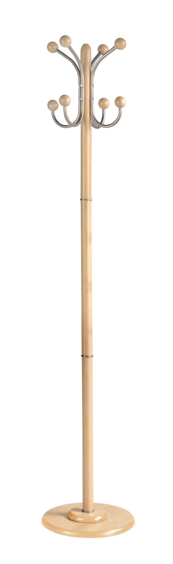 Percheros de pie en madera aglomerada marrón | Maisons du Monde