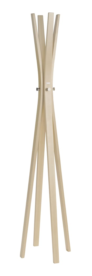 Perchero de madera de haya nogal 182x42x42 cm Naturaleza | Maisons du Monde