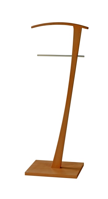 Galán de noche de madera de haya nogal 115x46x48 cm Lindes | Maisons du ...