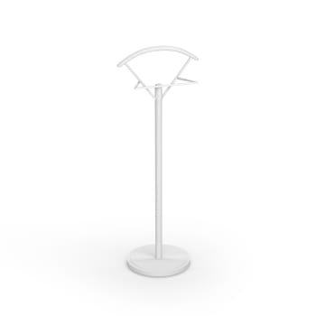 Galán de noche de madera de haya y metal blanco 109x46x34 cm Suède ...