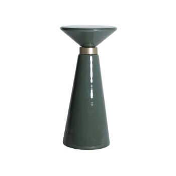 Table d'appoint en métal vert Porto | Maisons du Monde