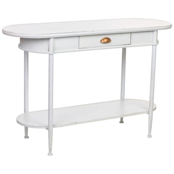 Estantería 6 baldas en aglomerado efecto madera y metal negro y marrón Cedric | Maisons du Monde